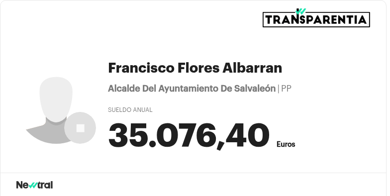 Conoce el salario público de Francisco Flores Albarran | Transparentia ...