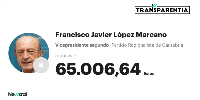 Conoce el salario público de Francisco Javier López Marcano ...