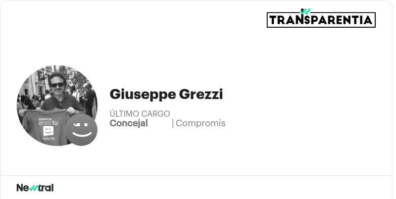 Conoce el salario público de Giuseppe Grezzi | Transparentia | Newtral