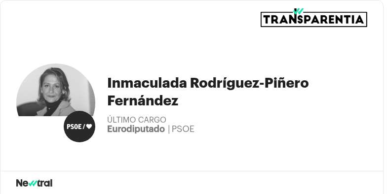 Conoce el salario público de Inmaculada Rodríguez-Piñero Fernández ...