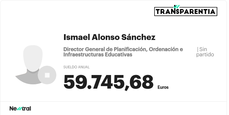 Conoce el salario público de Ismael Alonso Sánchez | Transparentia ...