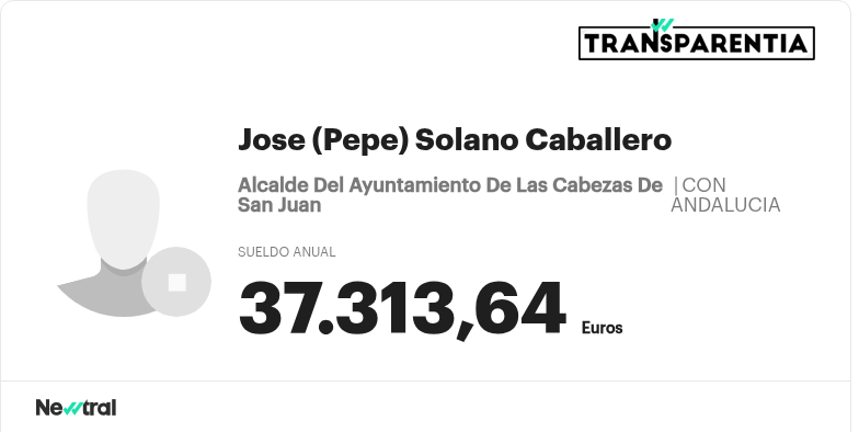 Conoce el salario público de Jose (Pepe) Solano Caballero ...