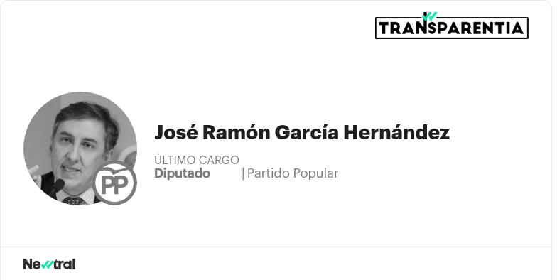 Conoce el salario público de José Ramón García Hernández ...