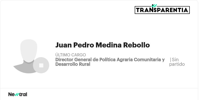 Conoce el salario público de Juan Pedro Medina Rebollo | Transparentia ...