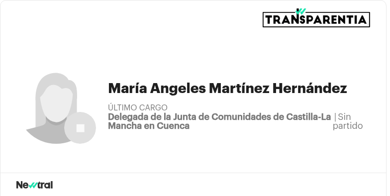 Conoce el salario público de María Angeles Martínez Hernández ...