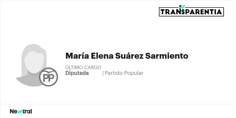 Conoce el salario público de María Elena Suárez Sarmiento ...