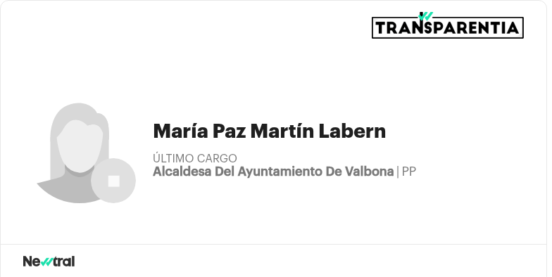 Conoce el salario público de María Paz Martín Labern | Transparentia ...