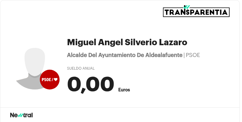 Conoce el salario público de Miguel Angel Silverio Lazaro ...
