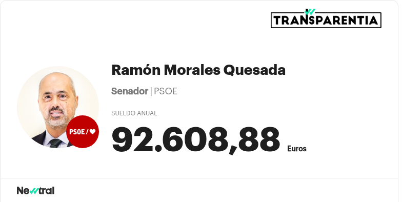 Conoce el salario público de Ramón Morales Quesada | Transparentia ...