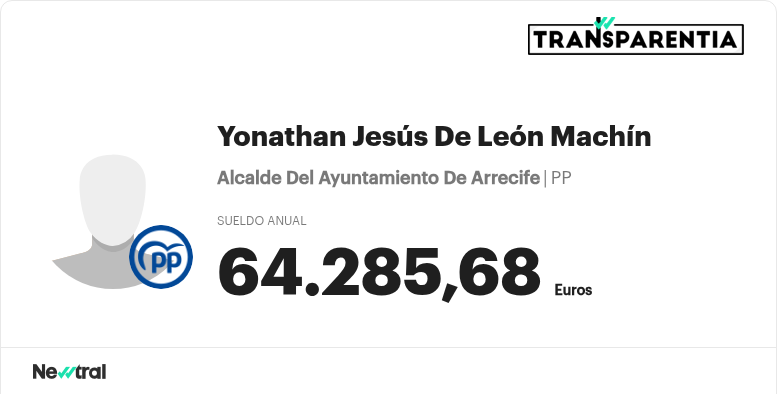 Conoce el salario público de Yonathan Jesús De León Machín ...